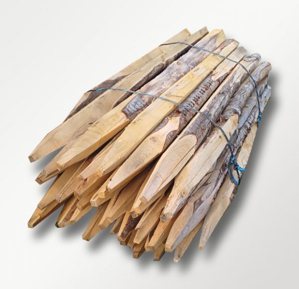 Piquets Châtaignier Bruts - Saintonge Bois